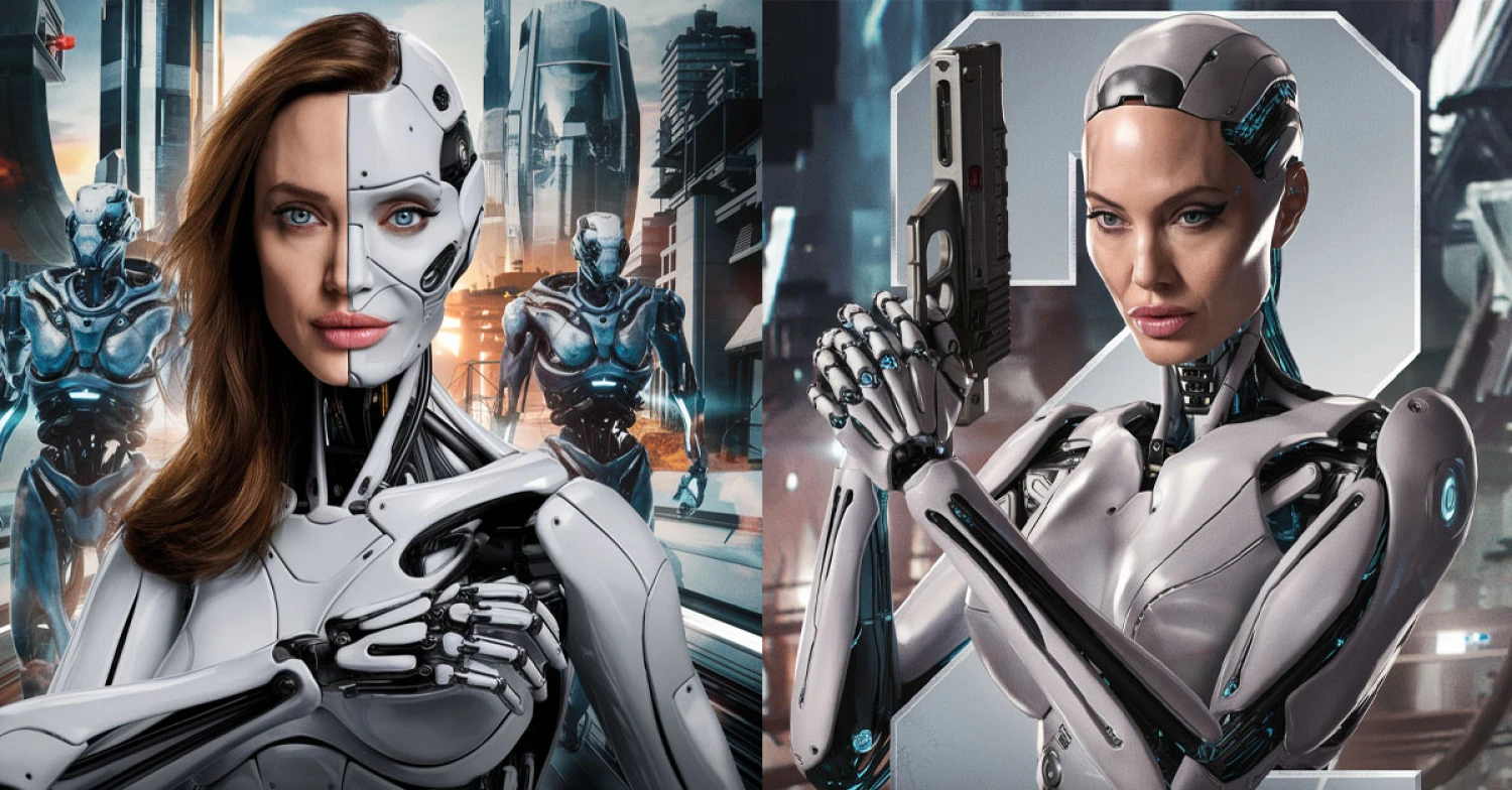 Action Movie: Angelina Jolie in Cyborg